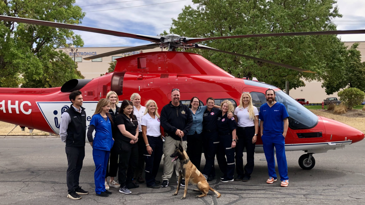 Utah deputy, K-9 reunite with medical teams who saved their lives after ...