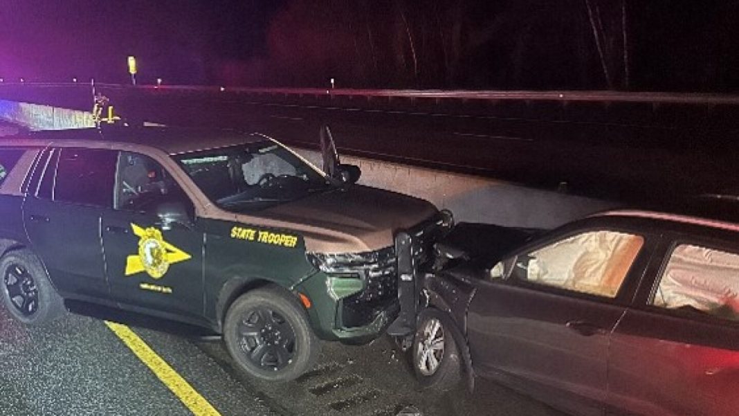 N.H. trooper uses cruiser to stop wrong-way driver, crashing head-on ...
